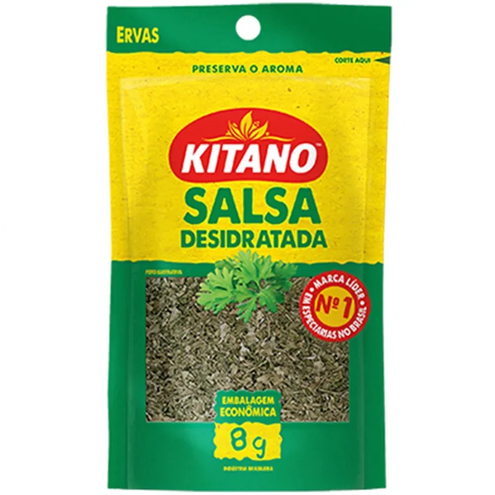 SALSA DESIDRATADA KITANO 8G | Donizete Distribuidora de Alimentos